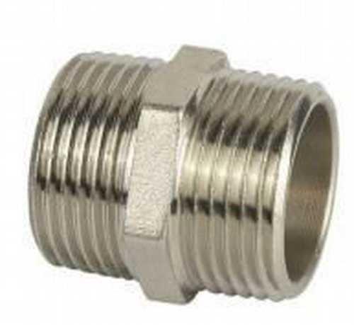 Ниппель valfex 3/4" нр/нр никель (10/200)