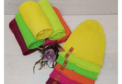Комплект шапка и шарф