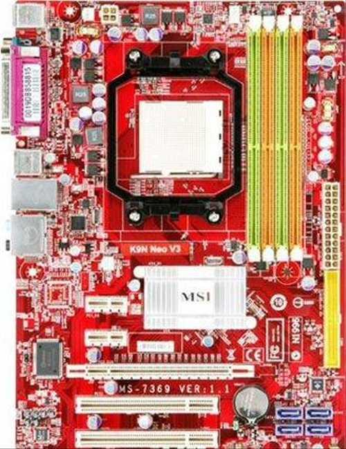 М/плата S-AM2 MSI K9N NEO V3 nF560/sata raid/DDR2