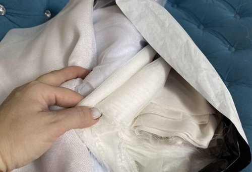Обрезки ткани тюль