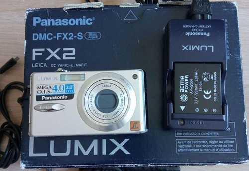Цифровая фотокамера Panasonic Lumix DMC-FX2-S