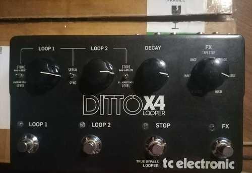 TC Electronic Ditto X4 Looper