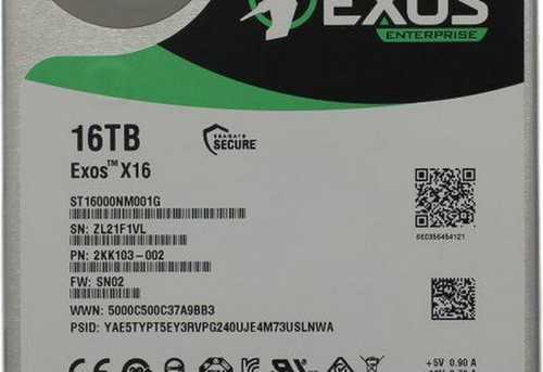 Жесткий диск Seagate Exos X16 16 Тб ST16000NM001G