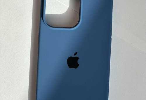Чехол на iPhone 14 pro max синий