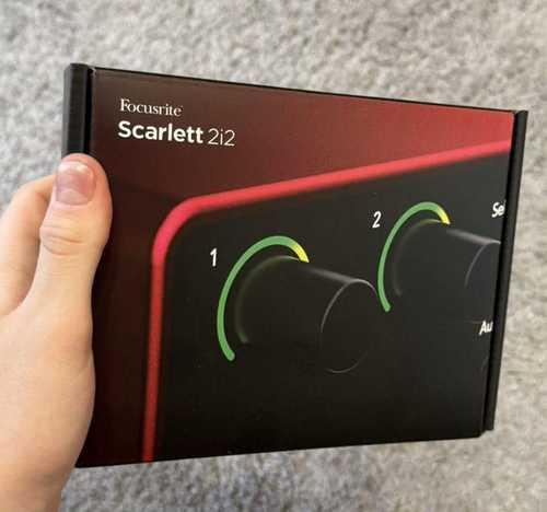 Звуковая карта focusrite scarlett 2i2 4th gen