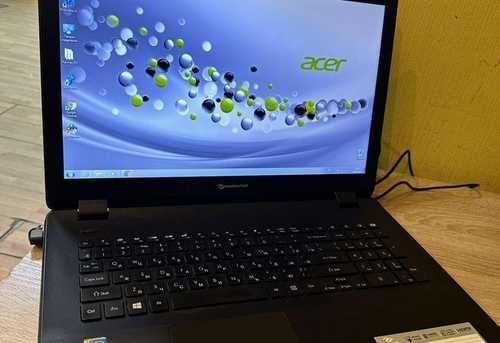 Огромный Acer Packard Bell 17 4ядра/4/500/1gb/17.3