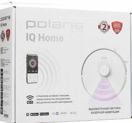 Робот-пылесос Polaris pvcr 5001 WI-FI IQ Home белы