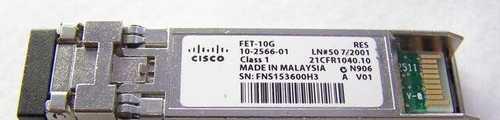 Модуль оптический SFP+ Cisco Nexus FET-10G (10-256