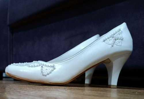 Свадебные туфли 38 разм