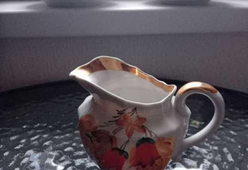 Молочник от чайного сервиза Вербилки Цветы Осени