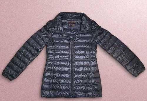 Куртка женская woolrich чёрная стёганая (44-46)