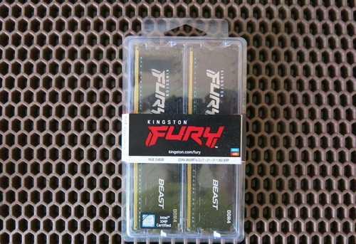 DDR4 16Gb (2x8) 3600MHz Kingston Fury Beast(новая)