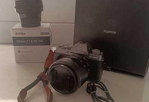 Фотоаппарат fujifilm x-t 200 (пробег 10000) body