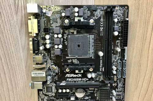Материнская плата FM2+ ASRock FM2A68M-HD+