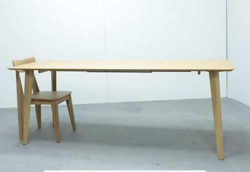 Раскладной стол из шпона: минимализм в деталях