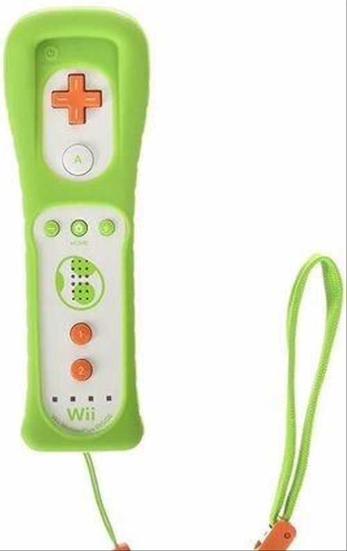 Контроллер nintendo wii remote motion plus yoshi