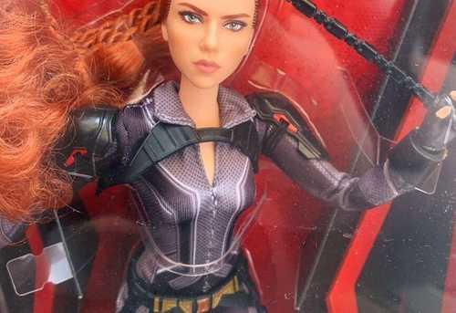 Кукла barbie marvel черная вдова коллекционная