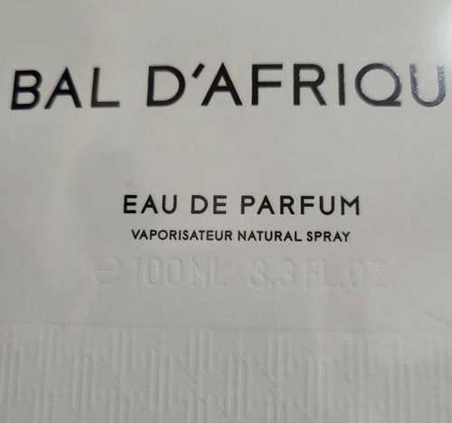 Byredo bal d'afrique 100 ml