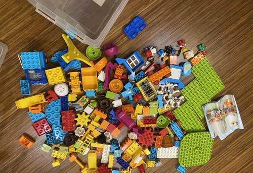 Lego duplo парк аттракционов, полиция, огород