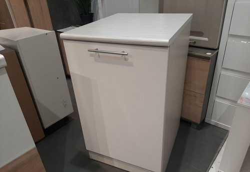 Кухонный рабочий стол 50 см белый софт