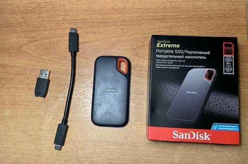 Внешний SSD Sandisk extreme portable 500 гб