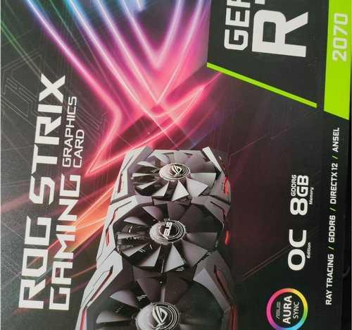 Видеокарта rtx 2070 rog strix gaming