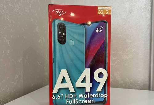 Смартфон itel A49 LTE 2/32Gb Sky Cyan