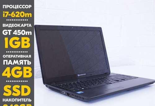 Ноутбук Packard Bell i7/GT 450m/4gb RAM/240 SSD