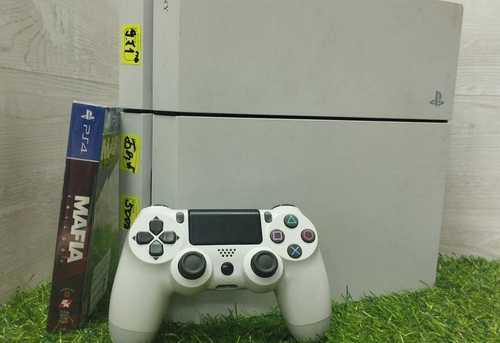 Sony Playstation 4 fat Белая Гарантия+Безнал