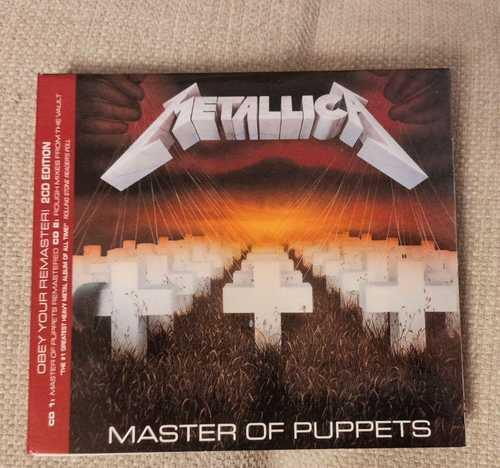 2 CD Metallica "Master of puppets" remasrered