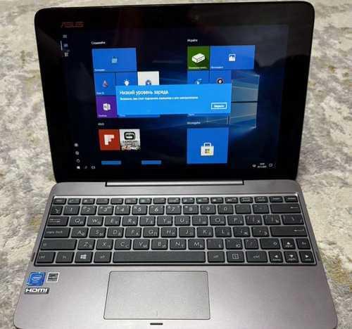 10.1" ASUS Transformer Book T100H, Atom x5, RAM 4 ГБ, 64 ГБ, Intel HD Graphics