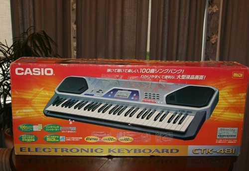 Синтезатор casio стк-481 (61 клавиша)