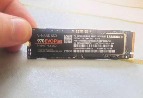 Скоростной ssd m2 samsung evo 970plus 250gb