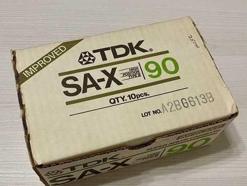 Аудиокассеты TDK SA-X 90 (1985)