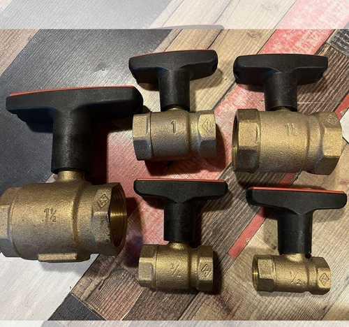 Шаровый кран Heimeier бронзовый PN16