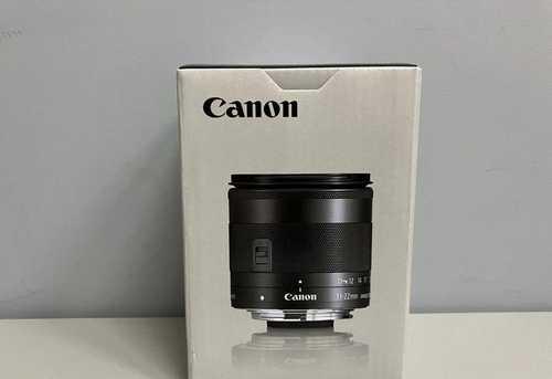 Новый Canon EF-M 11-22mm f/4-5.6 IS STM