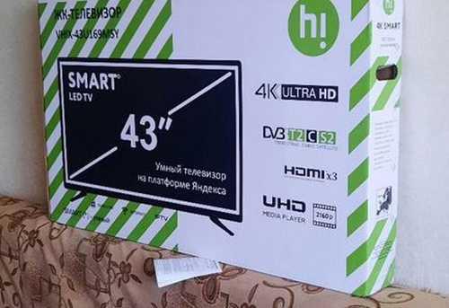 Новый телевизор Hi 43' vhix-43U169MSY