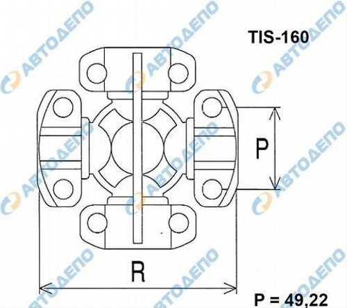 Крестовина карданного вала toyo isuzu тоё исузу