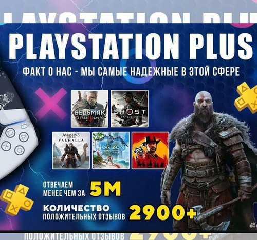 Подписка PS Plus Deluxe