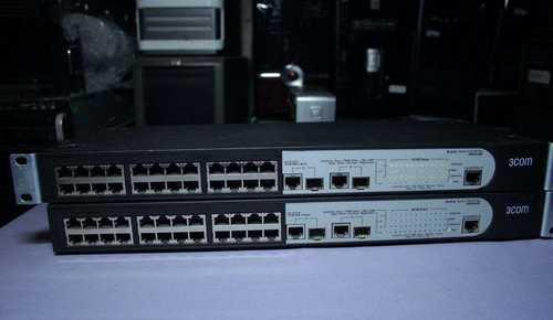 Свич коммутатор 24 порта 3com baseline switch 2226