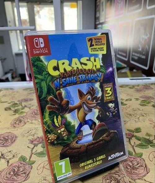 Игра на Nintendo Switch Crash Bandicoot N.Sane Tri