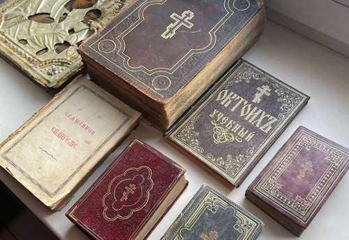 Старинные антикварные церковные книги