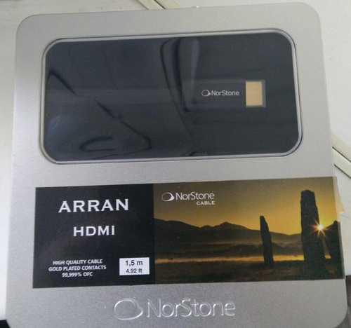 UHD hdmi Ethernet кабель NorStone Arran 1,5 м