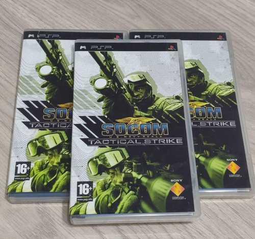 Игры на psp Socom и Fifa: tactical strike fireteam