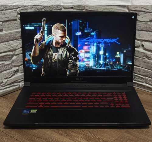 Мощный игровой ноутбук MSI 17" i5 / RTX3050 / 16Gb