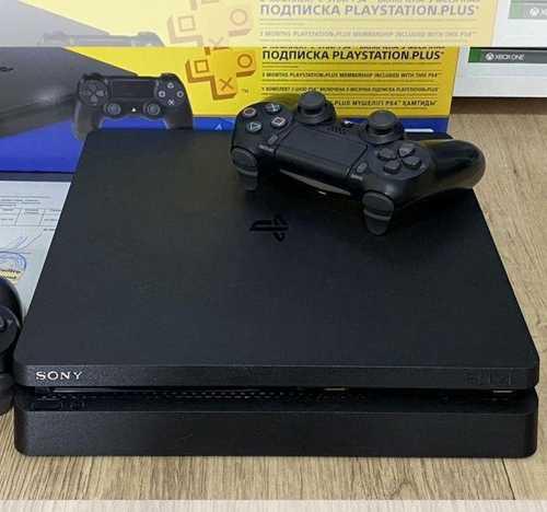 Sony playstation Slim 1 tb + геймпад