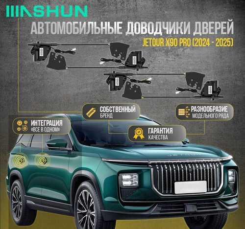 Доводчики дверей Jetour X90 Pro 2024-2025