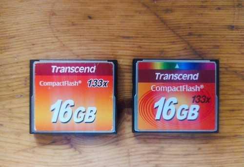 Карта памяти Transcend CompactFlash 16GB