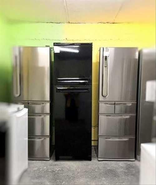 Холодильник черный бу no frost двухкамерный
