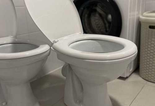 Туалет унитаз белый бу без бачка
